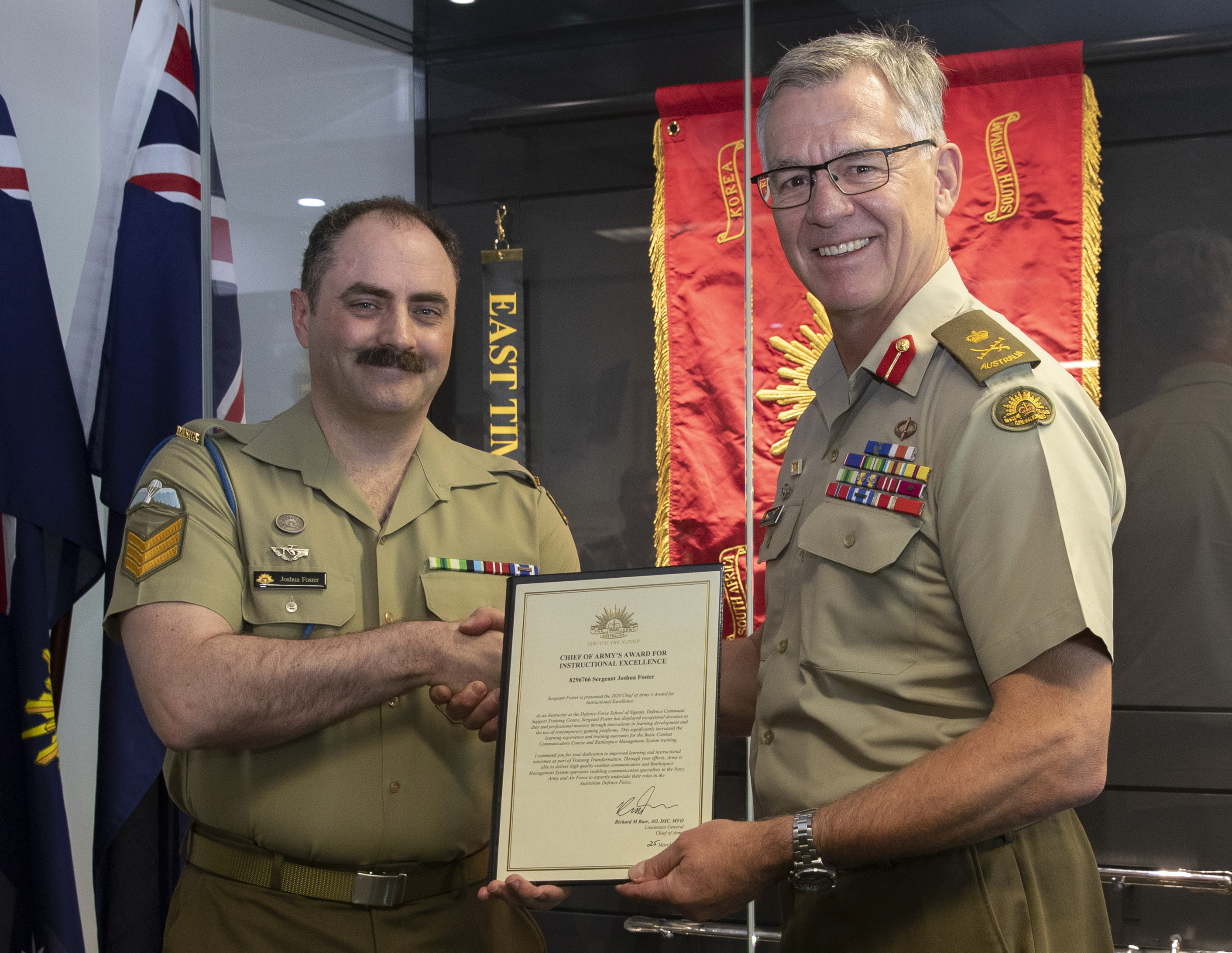 Chief of Army's Award for Instructional Excellence | The Cove